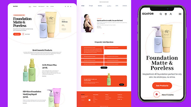 Responsive Multipage Education Website